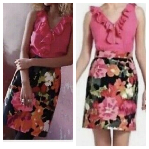 Tabitha | Dresses | Anthro Tabitha 4 Bold Color Abstract Flower Garden ...